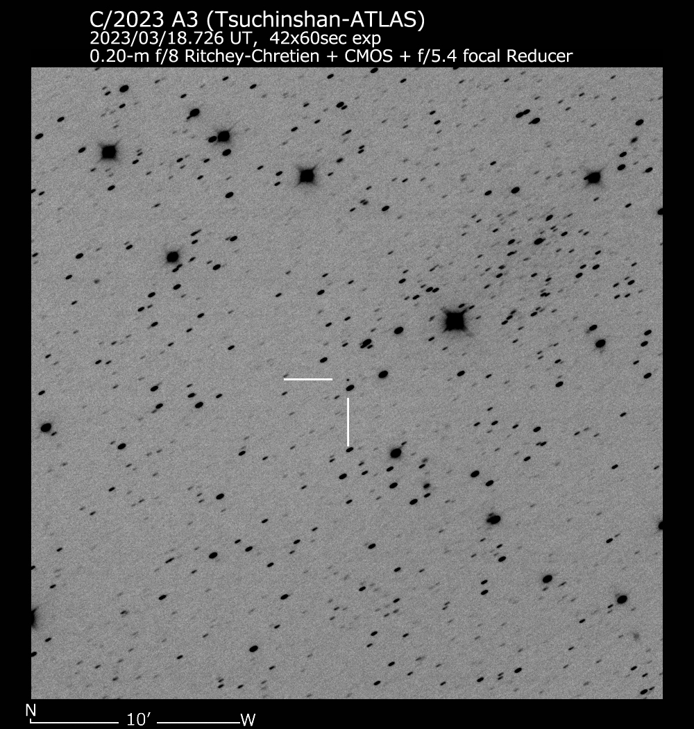 C 2023 A3 Tsuchinshan Atlas 星もよう Shunan
